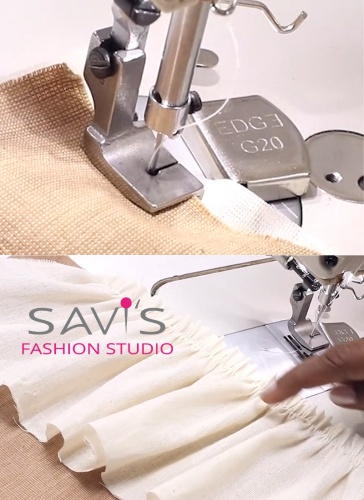 Gathering foot P5 for commercial /industrial sewing machines With this ...