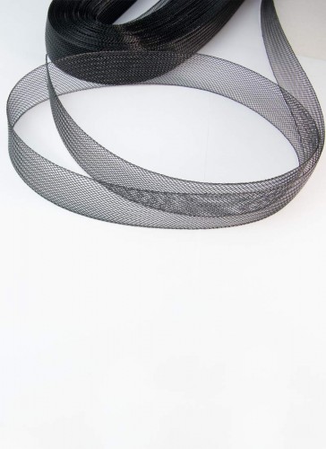 Horsehair Braid Black 1 Inch - Savi's fashion studio